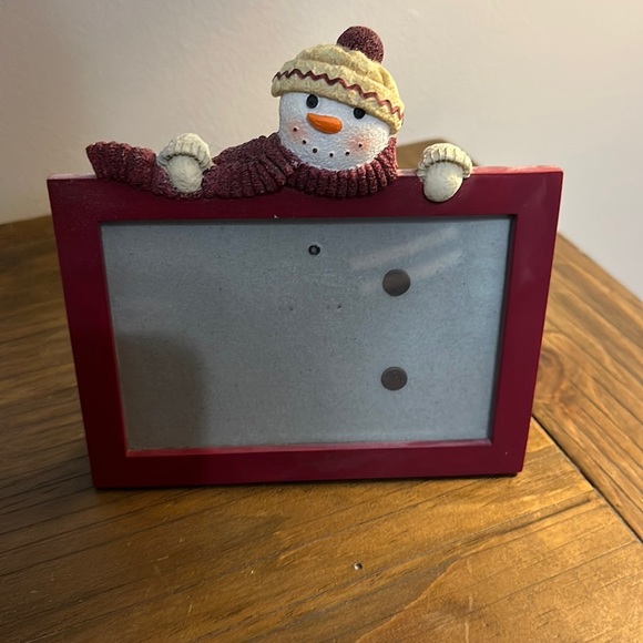 Accents | Snowman Photo Frame 5x7 | Poshmark